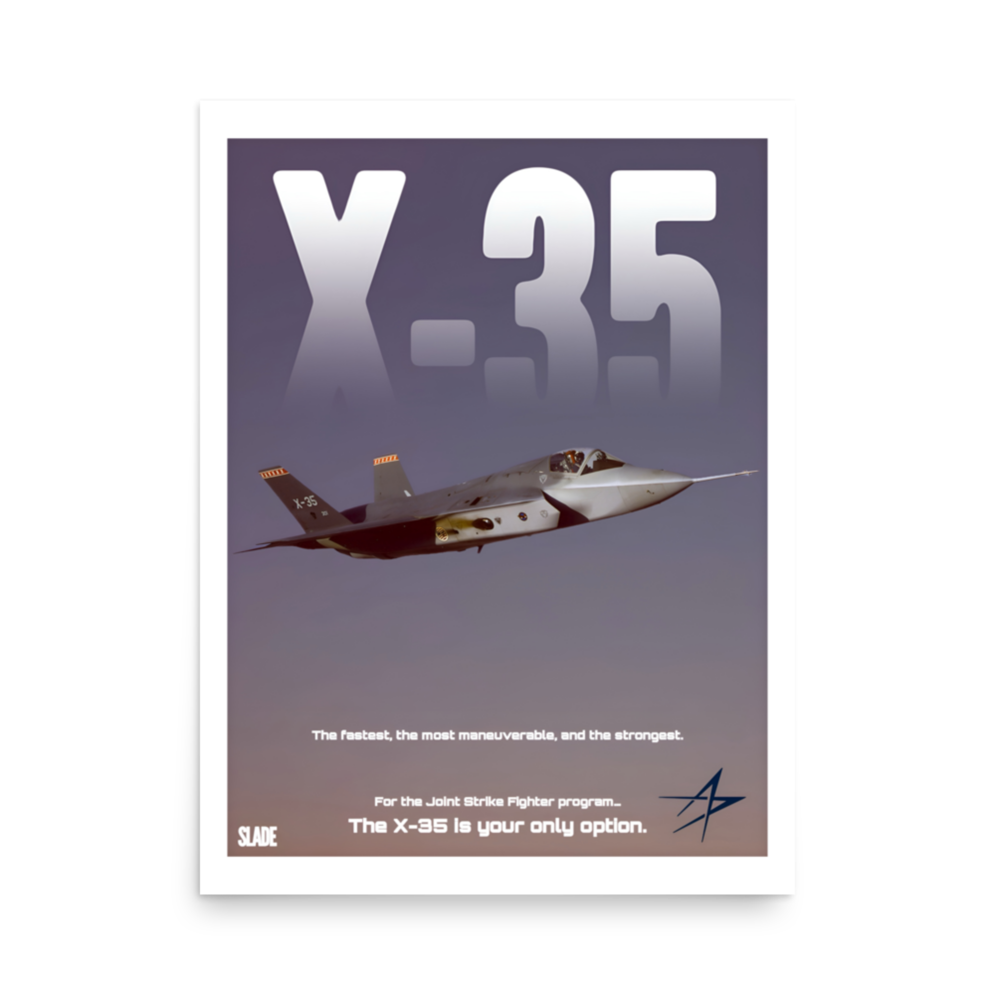 Retro X-35 Poster – SLADE ARCHIVE
